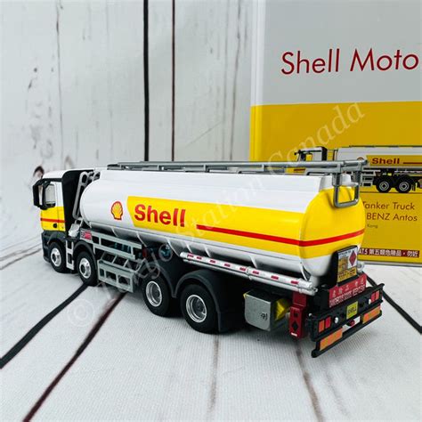 Tiny 微影 176 Shell Oil Tanker Truck Mercedes Benz Antos With Shell Mot