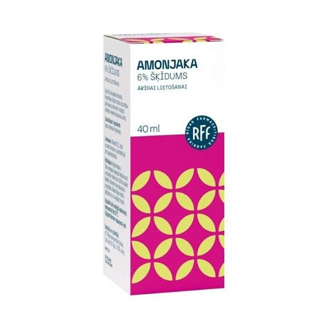 Amoniako 6 Tirpalas 40 Ml Profilaktinė Kosmetika Kosmetika Sveik Eu