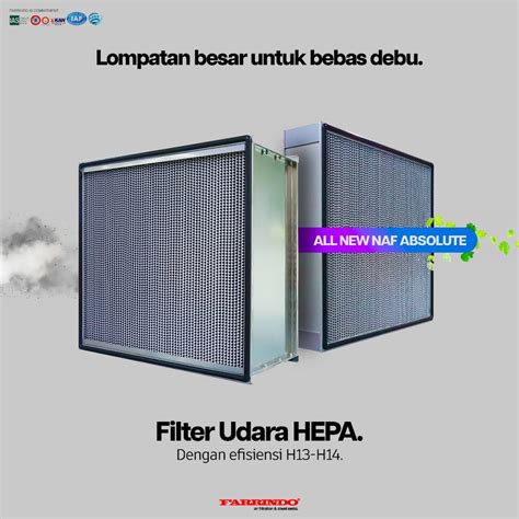 Epa Hefa Hepa Filter Industri Dan Rumah Sakit Pt Farrindo