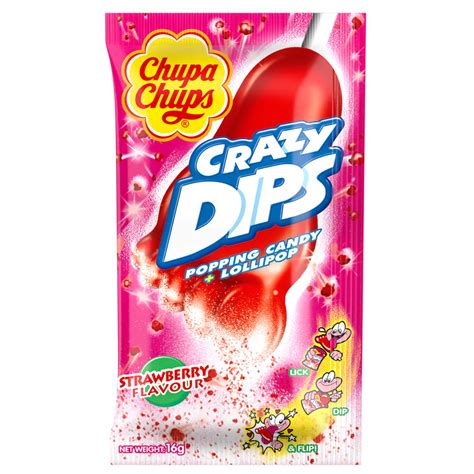 Chupa Chups Crazy Dips Strawberry Munchiz