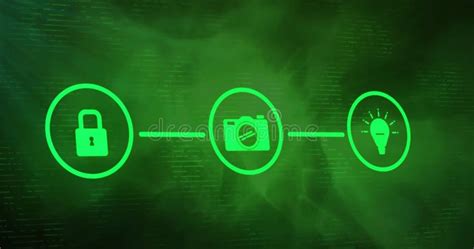 This Image Depicts Data Processing And Digital Information Flowing Through A Network Of Computer