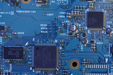 Synthetic Base Map Of Technological Sense Circuit Chip Picture And Hd