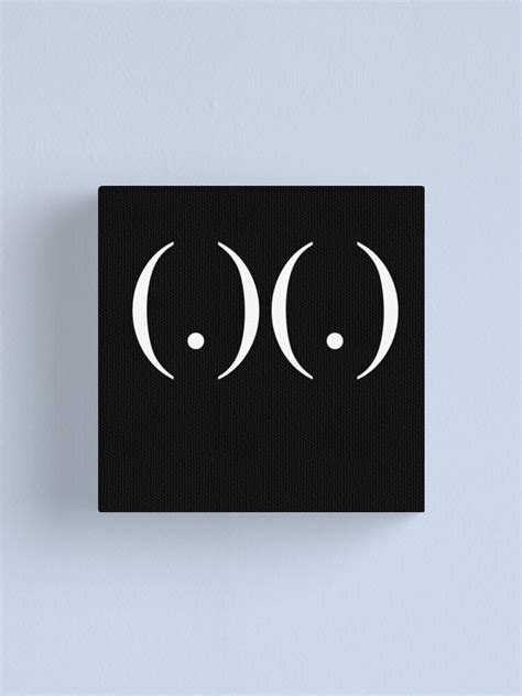 Sexy Boobs Ascii Art Canvas Print By Europephotos Redbubble