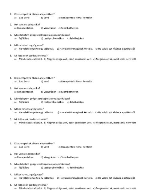 Bab Berci 2 Fejezet Felmérő Pdf