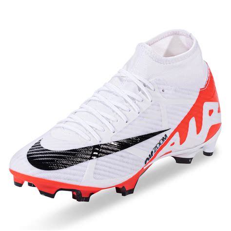 All White Nike Soccer Cleats