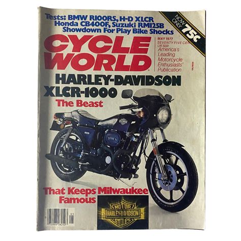 Cycle World May 1977 Harley Davidson