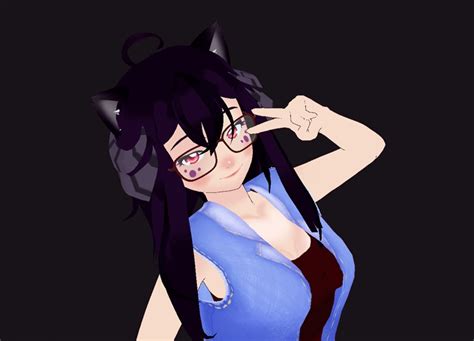 Jean Jacket Vroid Model Blackcatmira Booth