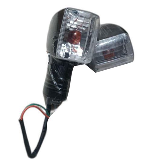 Black White And Orange Plastic Splendor Pro Indicator For Motorcycle Size 5 Inch Each At ₹ 32