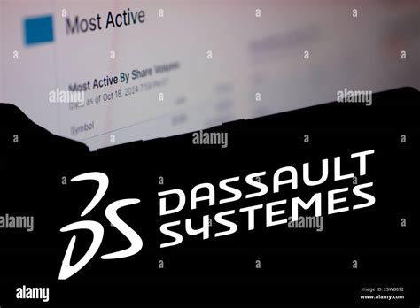 Dhaka Bangladesh 17 Nov 2024 Dassault Systemes Logo Is Displayed On