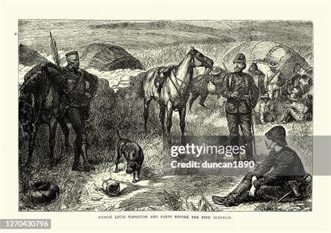 Napoleon Prince Imperial During Anglo Zulu War High Res Vector Graphic