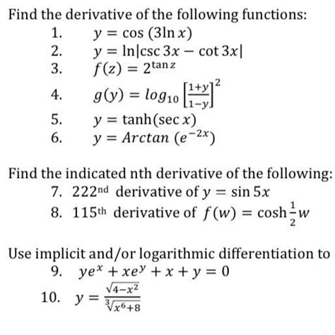 Differentiate Ln X Derivative Of Fx Sqrtlnx Math Videos