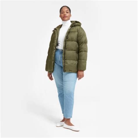 Everlane Jackets And Coats Everlane Xxs Renew Green Puffer Coat Poshmark