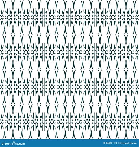 Simple Green Colour Design In Seamless Pattern Stock Vector