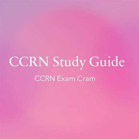 Ccrn Review Guide Etsy