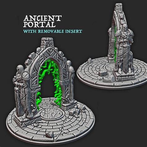 Ancient Portal Terrain 28 33mm Scale Magical Gateway And Objective S