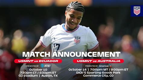 Road To 2026 Fifa World Cup Continues In October As Us Mens National