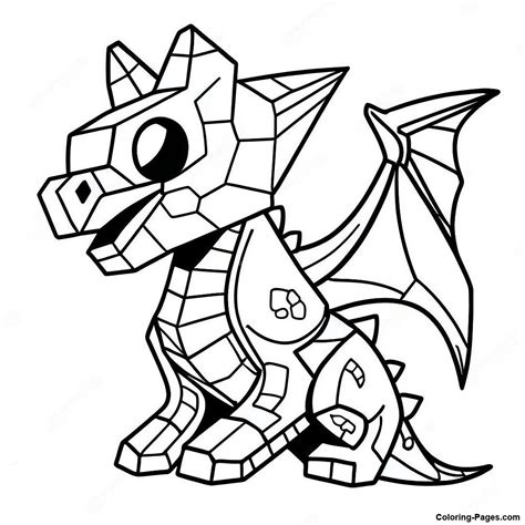 Iron Golem Ender Dragon Minecraft Coloring Pages