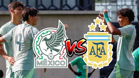 México Vs Argentina Juegan 16vos Mundial Sub 17 Dónde Ver Gratis