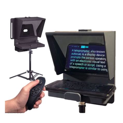 Golive Mini Teleprompter Tp 1 Autocue For Mobile Phone And Camera Recording Shashinki