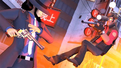 Sniper Vs Daisuke Jigen Team Fortress 2 Vs Lupin The 3rd R