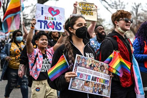 Queer And Trans Youths Lead Nationwide Marches On Transgender Day Of