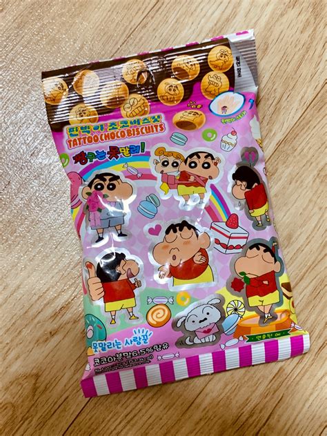 짱구 판박이 초코비스킷 콜리colley