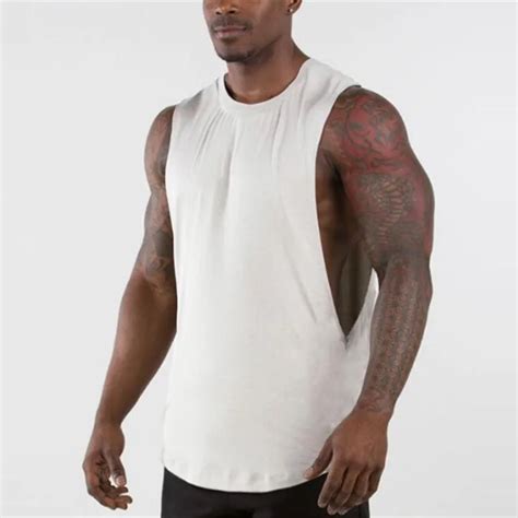 Blank White Tank Top Men