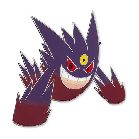 Pokémon Giant Pins Mega Gengar Oversize Pin Pokémon Center Official Site