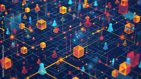 Visualization Of A Decentralized Data Processing Network To Demonstrate Peer To Peer