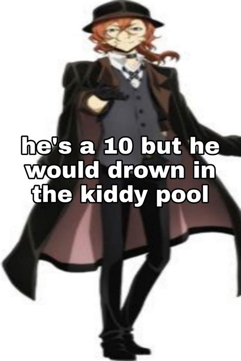 The Security Wouldnt Let Him Swim In The Regular Pool Bungou Stray