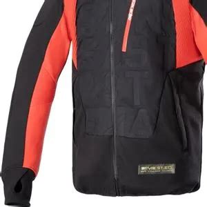 Jaqueta Alpinestars Most Eq Hybrid Hooded Pretovermelho Grid Motors