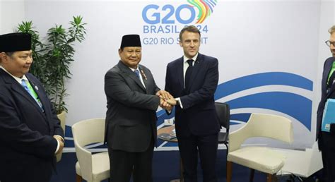 Presiden Prabowo Subianto Bahas Penguatan Hubungan Indonesia Prancis