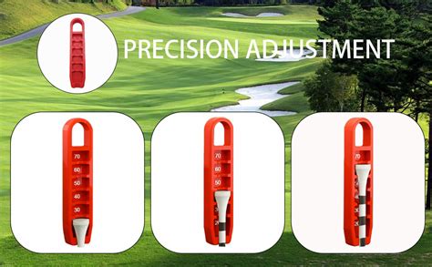 Tizee 3pcs Golf Tee Lifter Precision Tee Height Adjuster 20 70mm Range Easy