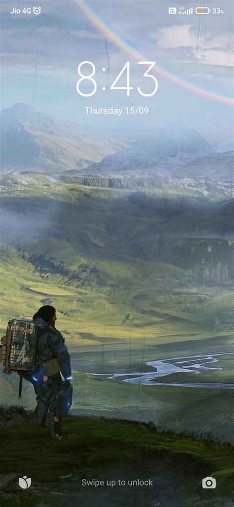 Saw Ppl Putting Screenshots Of Their Lock Screen So Thought Id Share Too R Deathstranding