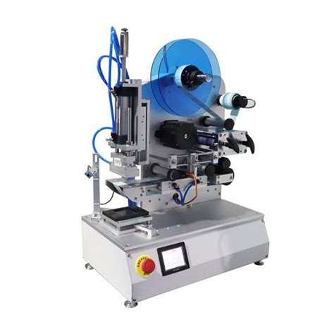 Manual Flat Bottle Box Cap Bag Labeling Machine Ykautom