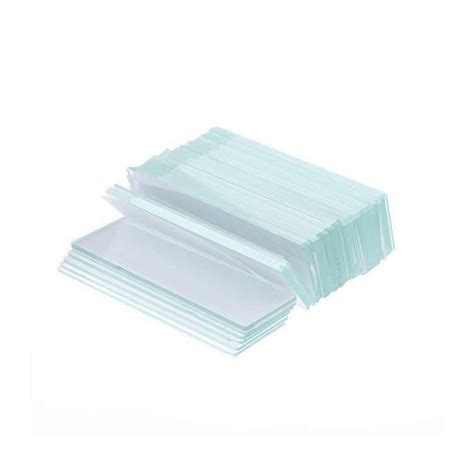 Plain Glass Microscope Slides 50 Pack Coverglasses Coverslips