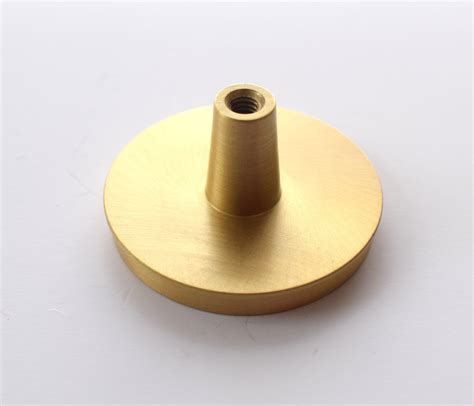 Solid Brass Knob Classic Large Brushed Brass Knobs To Your Door
