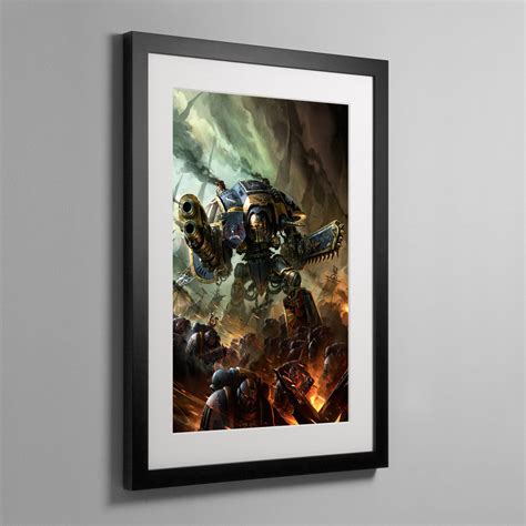 Knight Errant Art Print Warhammer 40k Collectible Warhammer Art