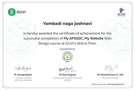 joshna yambadi on linkedin achievement for the successful completion