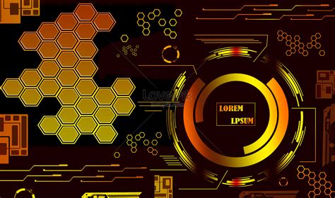 Orange Tech Wallpaper