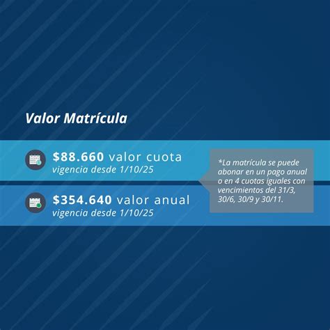 C A A Nota Valor De La Matrícula