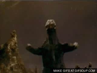 Godzilla Danza  Animata Godzilla Roar S Find And Share On Giphy