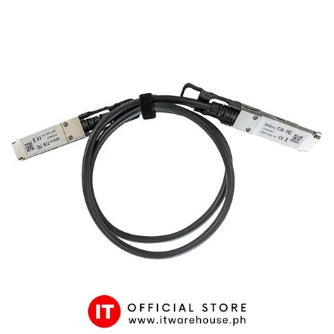 MikroTik Q+DA0001 – 40 Gbps direct attach QSFP+ cable | Lazada PH
