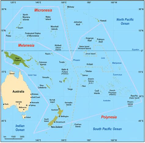 Oceania Maps Guide Of The World