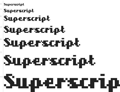 Free Font Superscript By Sven Stüber Free Font Superscript By Sven Stüber