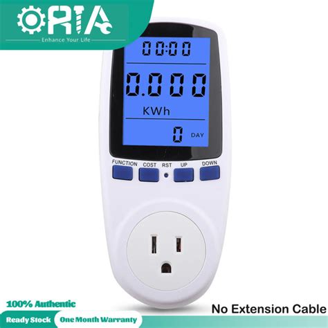 Oria Power Meter Socket Smart Us Plug Energy Meter Penggunaan Kuasa