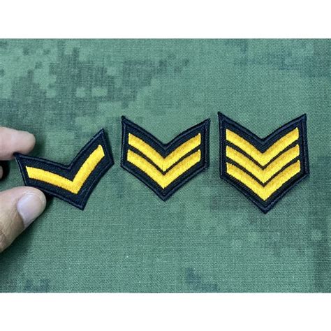 ยศสำหรับติดหมวก ยศติดหมวก ยศสิบตรี ยศสิบโท ยศสิบเอก ยศขนาดเล็ก Applesuw26 Thaipick