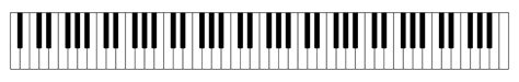 Grand Piano Keyboard Vector Illustration Of Musical Keyboard Layout