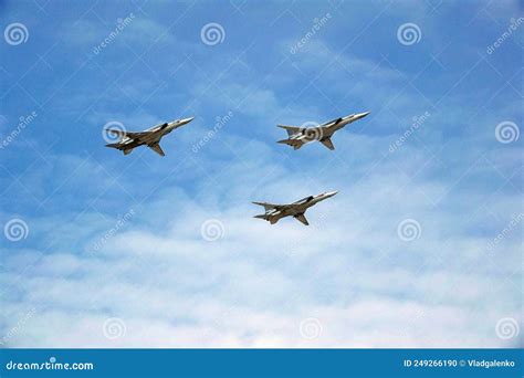 A Group Of Strategic Missile Carriers `tu 22m3` A Long Range