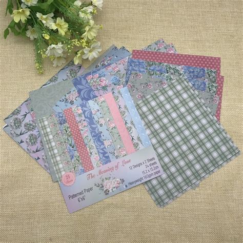 12 Sheets The Meaning Of Love Patterned Paper Scra Vicedeal